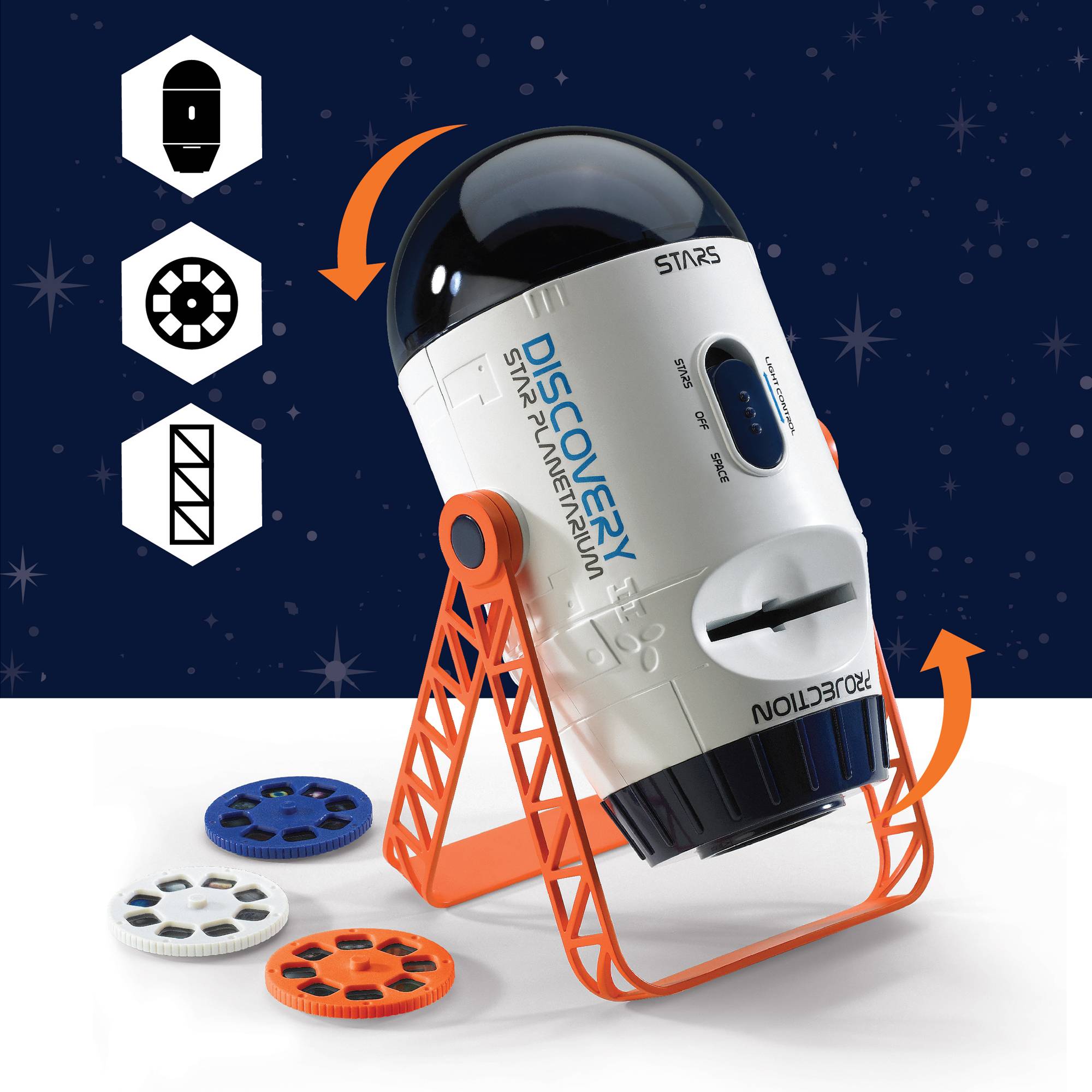 Discovery Mindblown Toy Reversible Planetarium Projector (1423000801 ...